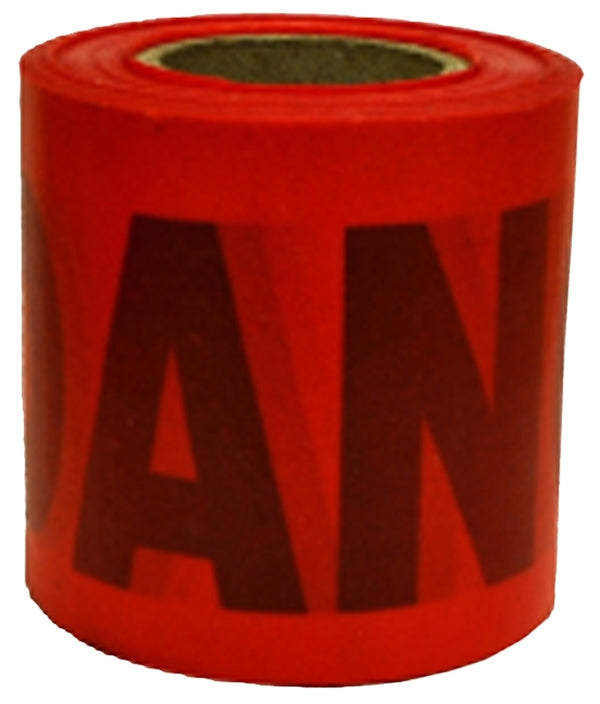 CH Hanson 16103 Barricade Safety Tape, 300 ft L, 3 in W, Red, Polyethy – Haliburton Lumber
